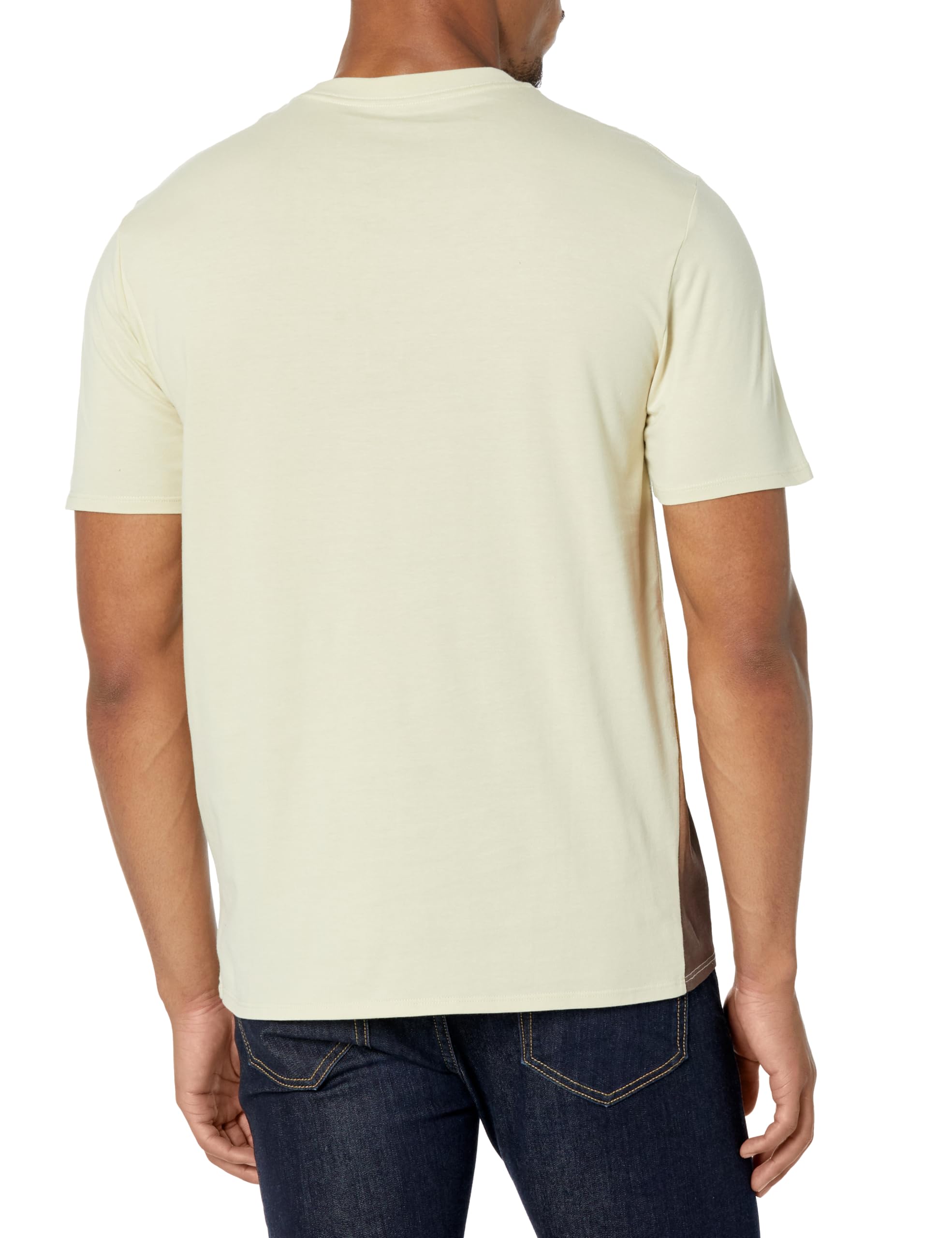 Calvin Klein Men's Relaxed Spray Painted Crewneck T-Shirt, Asparagus Green, Medium