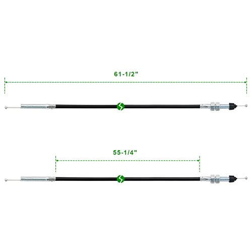 DEHOMKUS 2-Pcs 49808 Agrifab Snow Plow Blade Lift Cable for Craftsman Tractor 746-0366 - Replacement Cable (2-Packs)