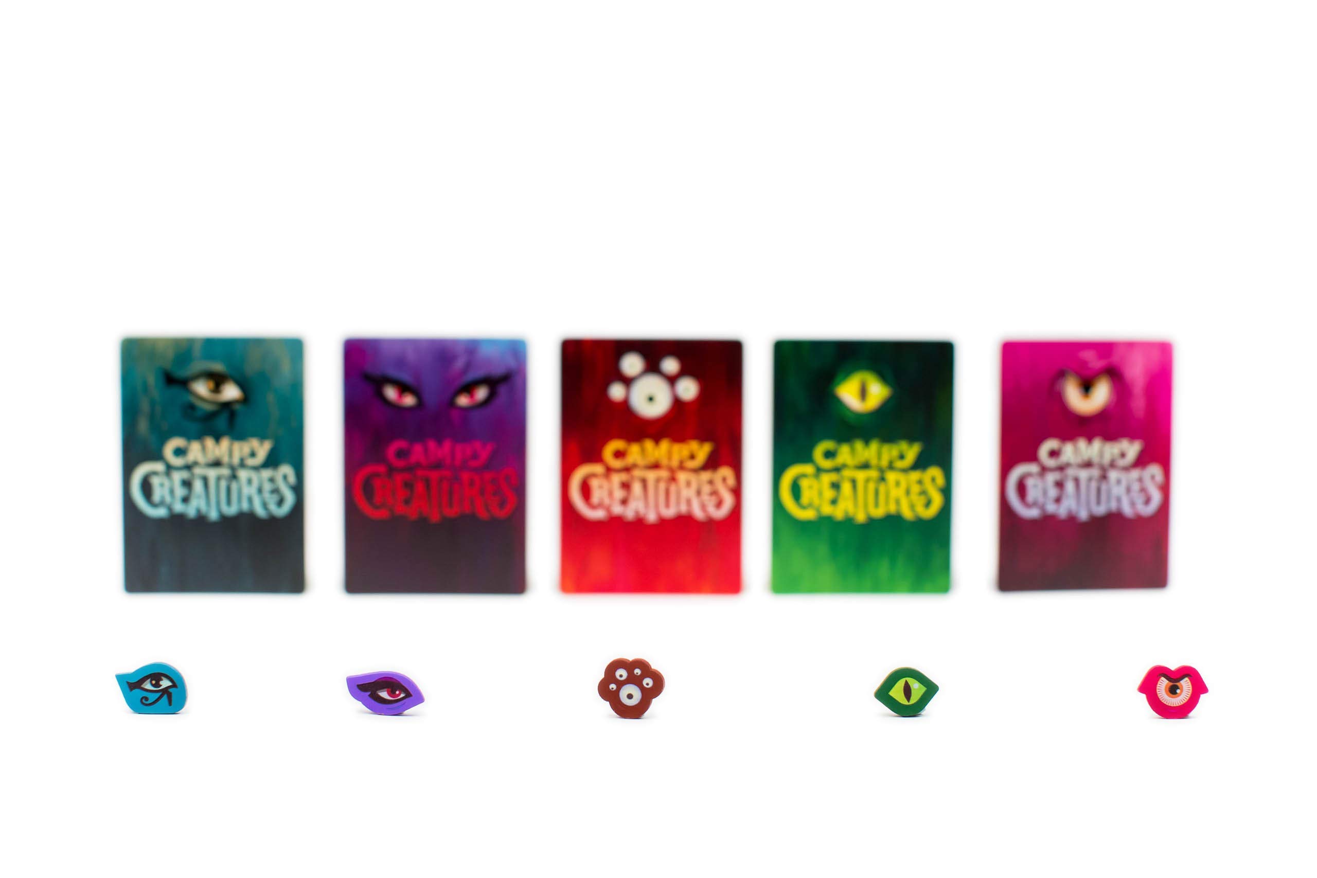 Campy Creatures 2nd Edition - a ghoulish Card Game of Bluffing, Deduction, and Trick Taking for Families and Monster Lovers