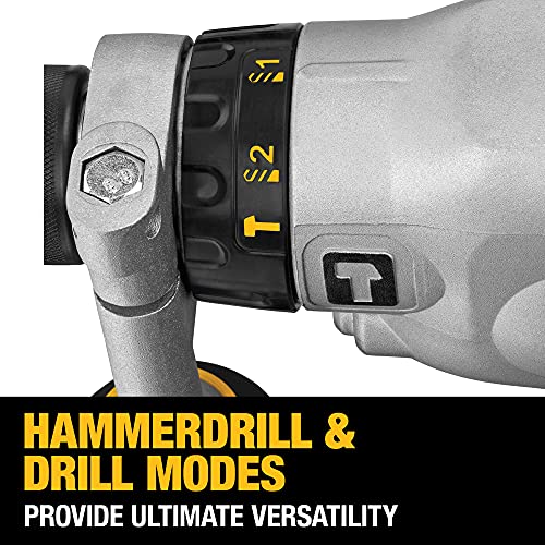 DEWALT Hammer Drill Kit, 1/2-Inch, 10-Amp, Pistol Grip (DWD520K )