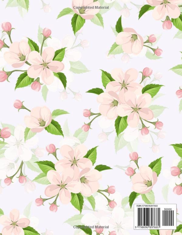 Internet Password Book Large Print Floral: for Elderly, Password Notebook Alphabet Tabs Organizer, Beautiful Floral