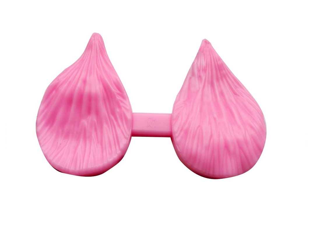 Carunke Gumpaste Hibiscus Petal Cutter & Veiner Set Fondant Cake Mould
