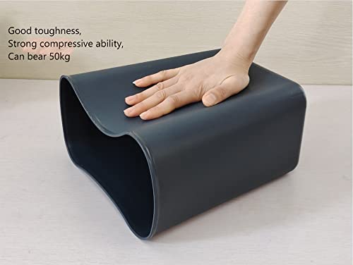 HOLTPHILI Small Trash Can 2.5 Gallon Waste Basket Garbage Can for Bathroom Hotels Inns Office Bedroom (Black, 2 Pack)