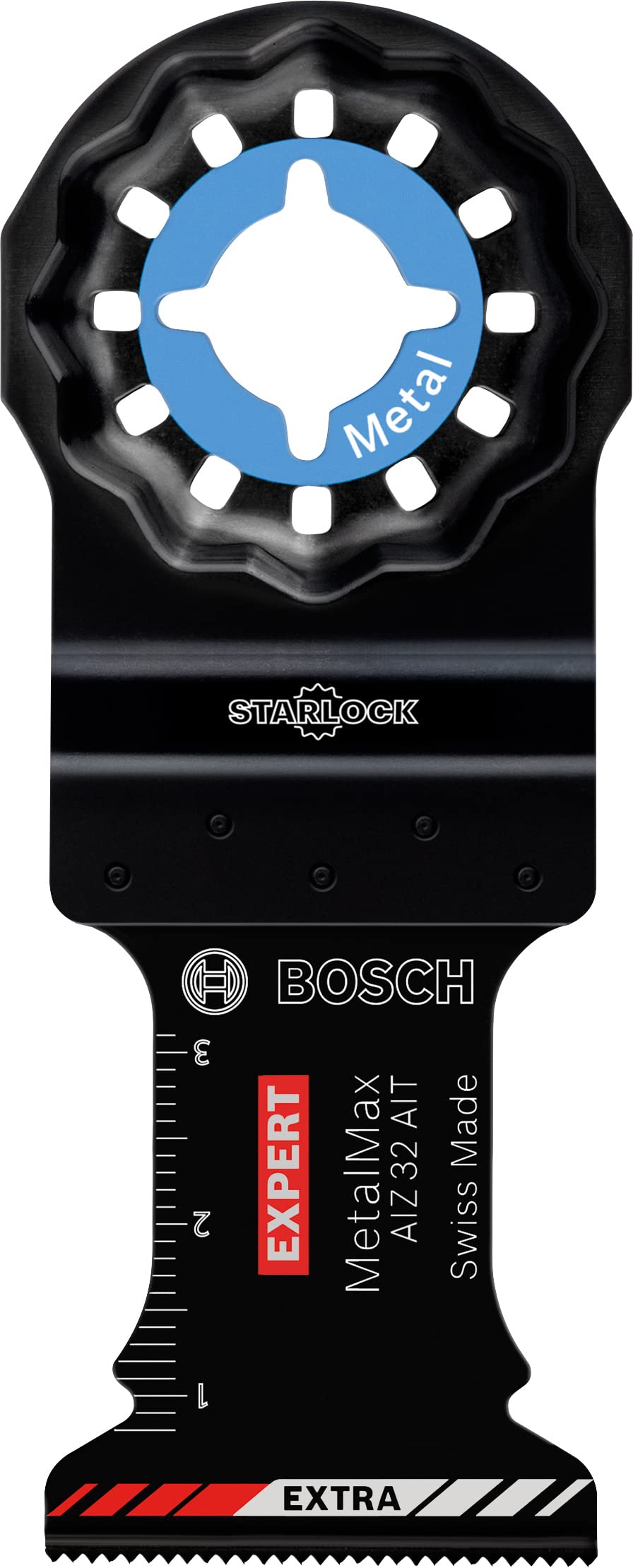 Bosch Professional 1x Expert MetalMax AIZ 32 AIT Multitool Blade (for Steel, Stainless Steel, Width 32 mm, Accessories Multitool)