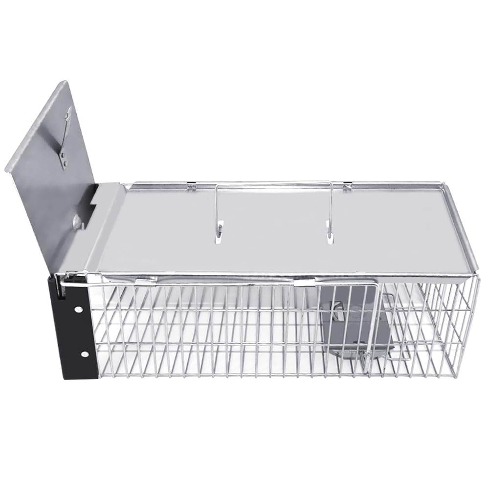 Faicuk Heavy Duty Squirrel Trap Chipmunk Trap Rat Trap and Other Similar-Size Rodents - 16.3β x 6β x 6.7β