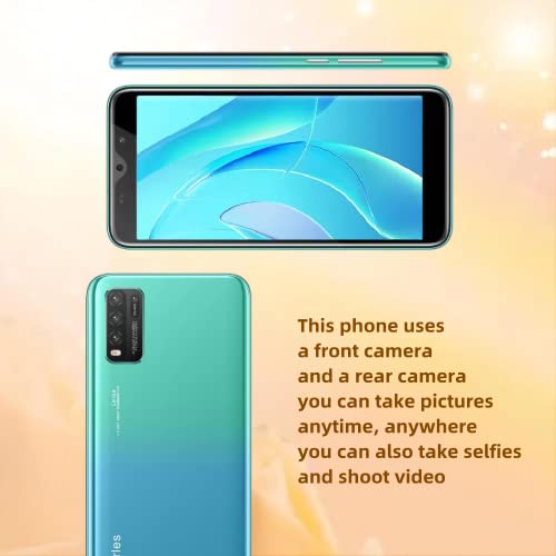 Unlocked Cell Phone,Y77 aderroo Android Smartphone, 5.72-inch IPS Full-Screen,Front and Rear Cameras,1GB RAM 8GB ROM,Only Supports Dual SIM Card Frequency Band of 3GWCDMA:850/2100MHZ(red)