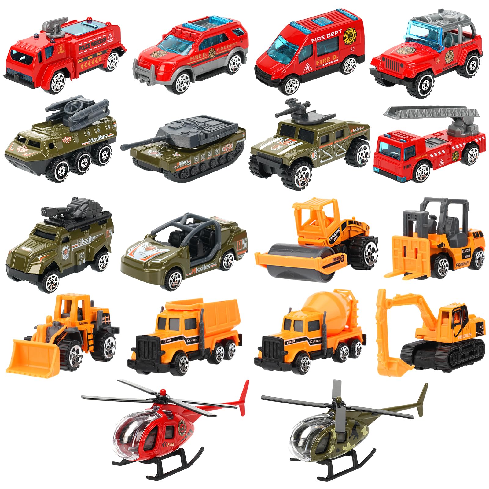 Sizonjoy 18 Pack Prefilled Easter Eggs with Die-cast Vehicles,4.2" Jumbo Plastic Easter Eggs Filled with Toys, Perfect for Basket Stuffers Fillers, Easter Eggs Hunt,Party Favor