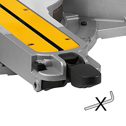 DEWALT Miter Saw, 12 Inch Double Bevel Sliding Compound, Stainless Steel Detent Plate with 10 Stops, Cam-Lock Handle, For Quick & Accurate Miter Angles, Corded (DWS779)