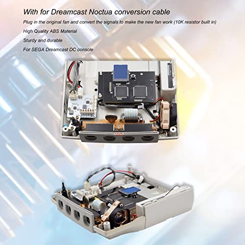 Console Brushless Mount, 3D Print Fan Mount Kit ABS Material Wearable 10K Cable Stable Keep Silent Replacement Professional for Game Controller