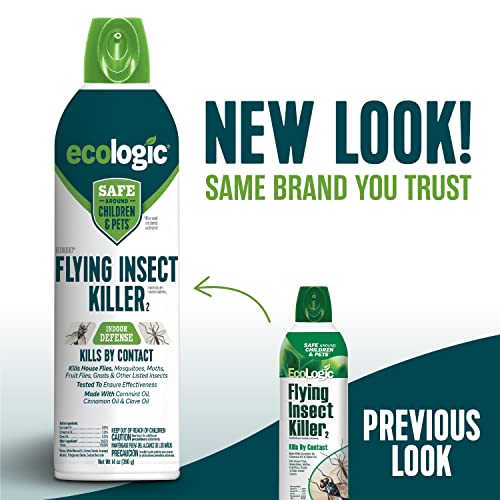 EcoLogic 14 Oz Flying Insect Killer Aerosol, Kills by Contact