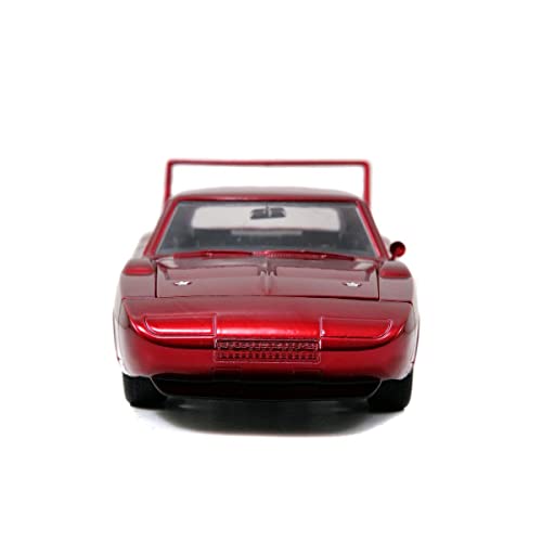 Jada Toys Fast & Furious Dom's Dodge Charger Daytona DIE-CAST Car, 1: 24 Scale Red (97060)