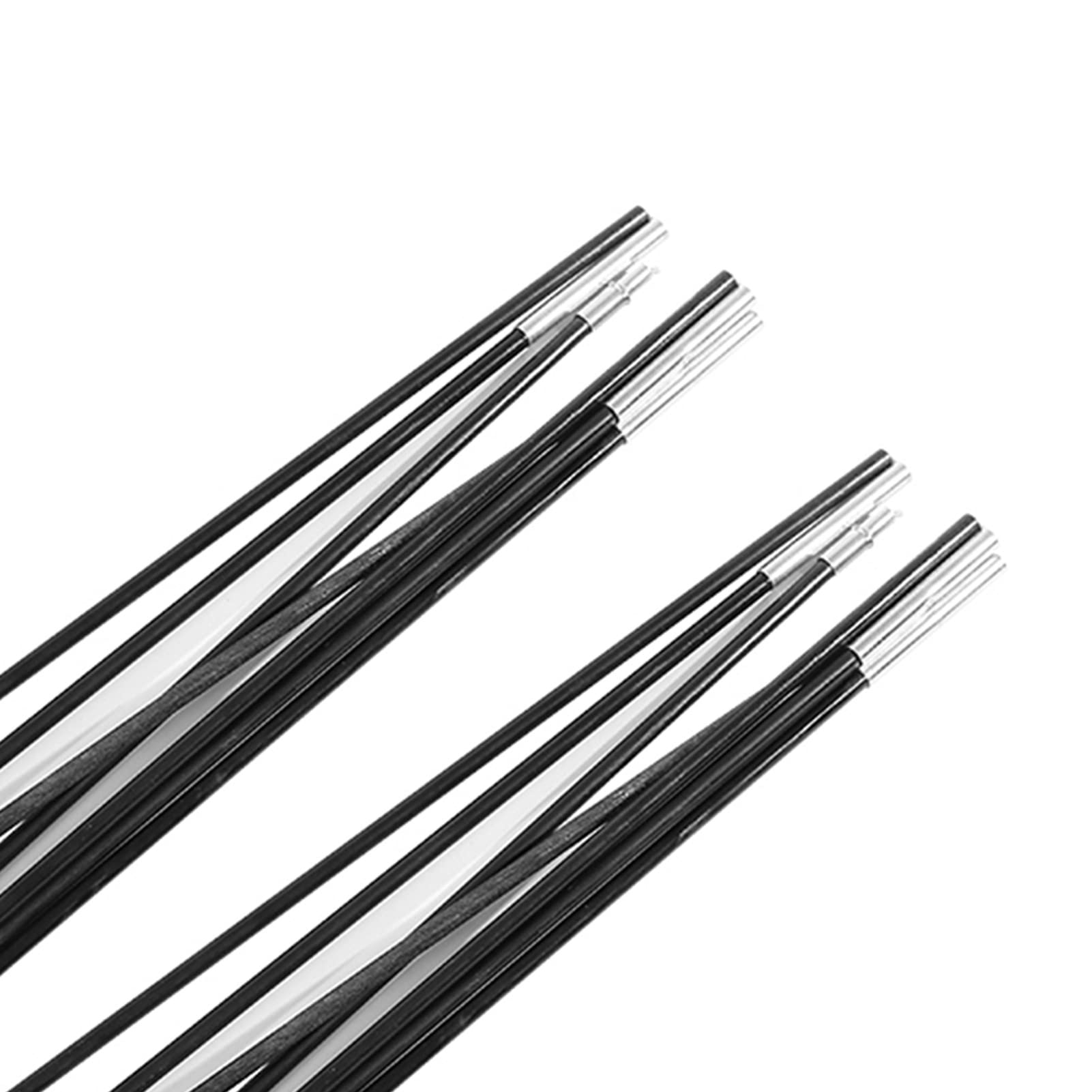 Camping Tent Pole, 3.96 M/13 Ft 2 Sets 7 Sections Portable Fiberglass Tent Support Rod Outdoor Double Tent Pole Frames Kit for Camping Hiking Outdoor Activity