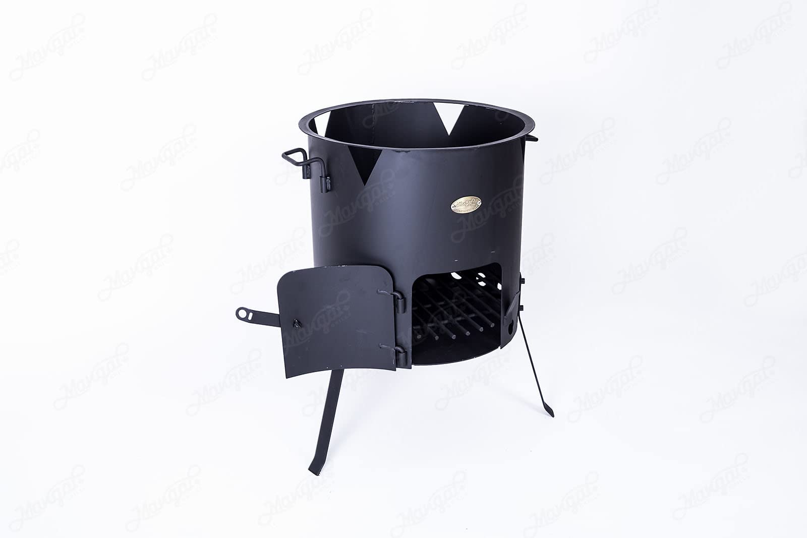 Kazan Oven Stove Wood Fire for Qazon Cauldron Duch Oven Pilaf Plov Lagman Shurpa 41cm Diameter (Fits 12L to 16L Kazans)