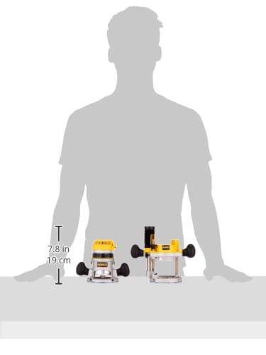 DEWALT Router, Fixed/Plunge Base Combo Kit, 11-Amp, 1-3/4 HP, (DW616PK)