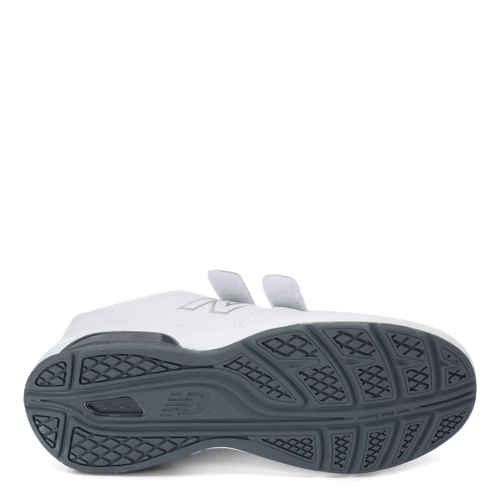 New Balance womens 813 V1 Hook and Loop Walking Shoe, White, 9.5 US