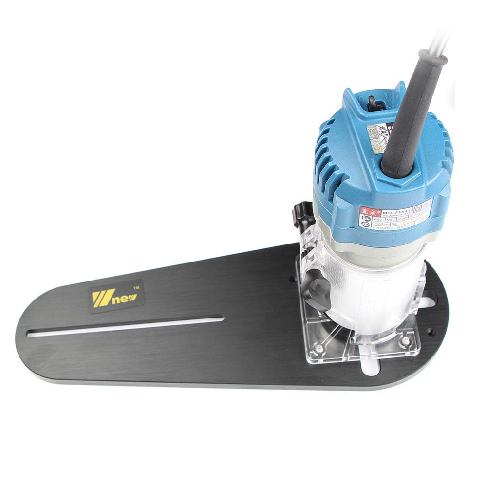 BTMIEY Circle Cutting Jig,Circle Cutting Jig for Electric Hand Trimmer Wood Router Woodworking (A)