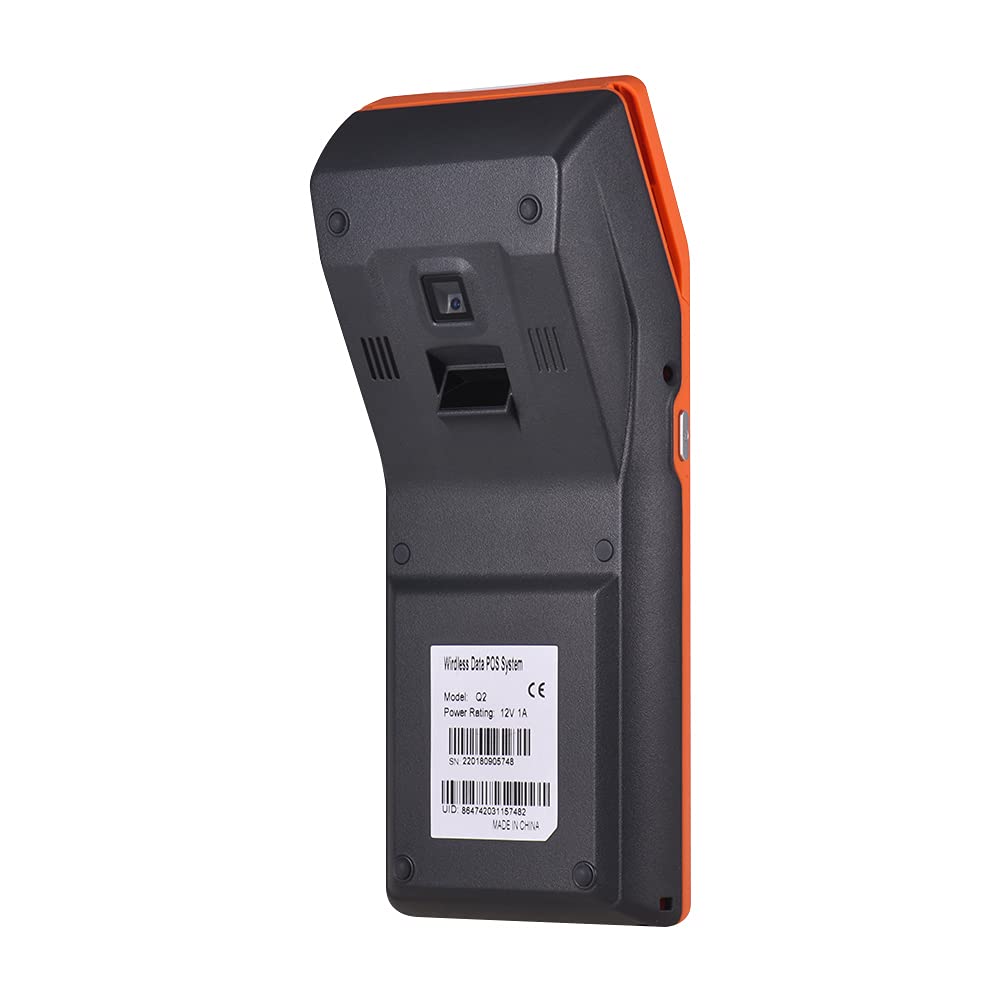 Bisofice POS Receipt Printer, Upgraded Android 8.1 OS Mobile POS, 58mm Receipt Printer, 5.45" Touch Screen PDA Printer Supports 3G WiFi BT4.0 USB OTG Bluetooth, Handheld POS Machine Terminal Printer