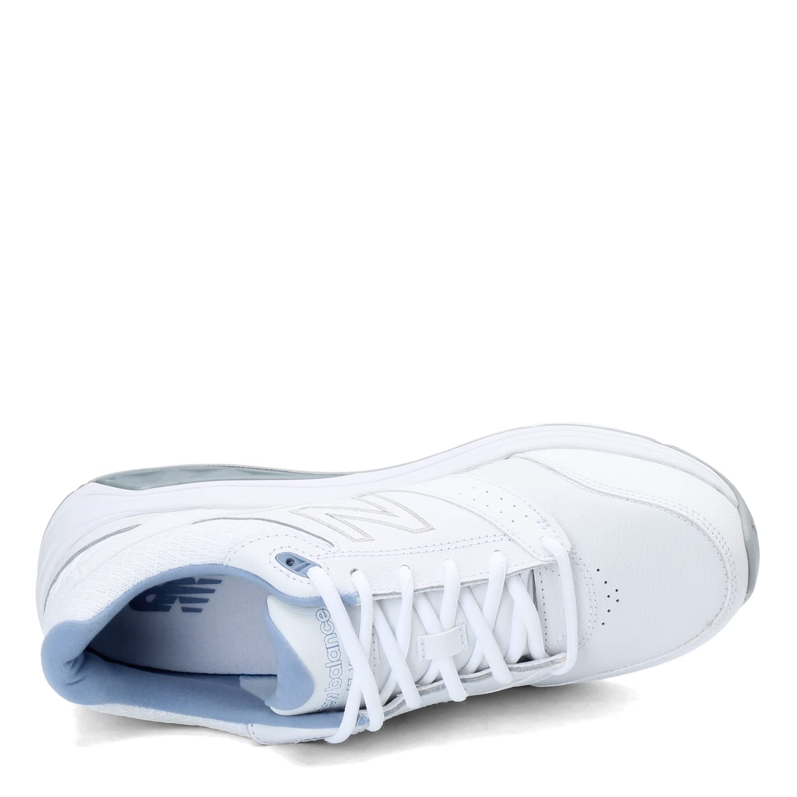 New Balance Women's 928v3 Walking Shoe, White/Blue, 8 B US