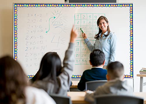 Teacher Created Resources Neon Stars Magnetic Border (77128)
