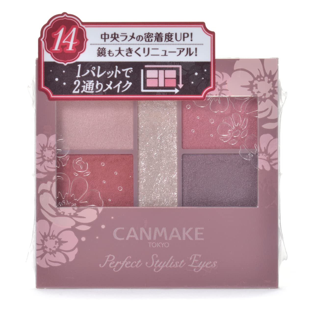 CANMAKE PERFECT STYLIST EYES 14 Antique Ruby