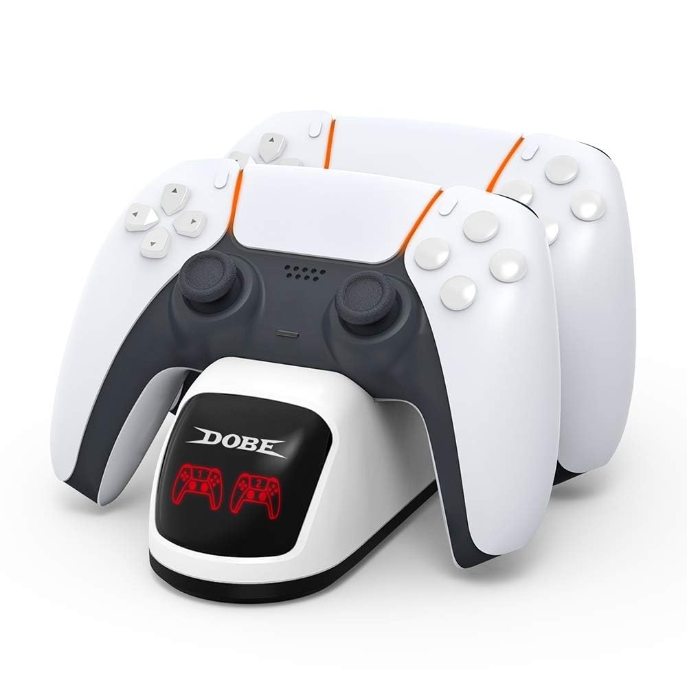 PS5 Controller Charger, Playstation 5 Dual Sense Charger Station with 5V 3A Power Adapter, Playstation 5 accessories