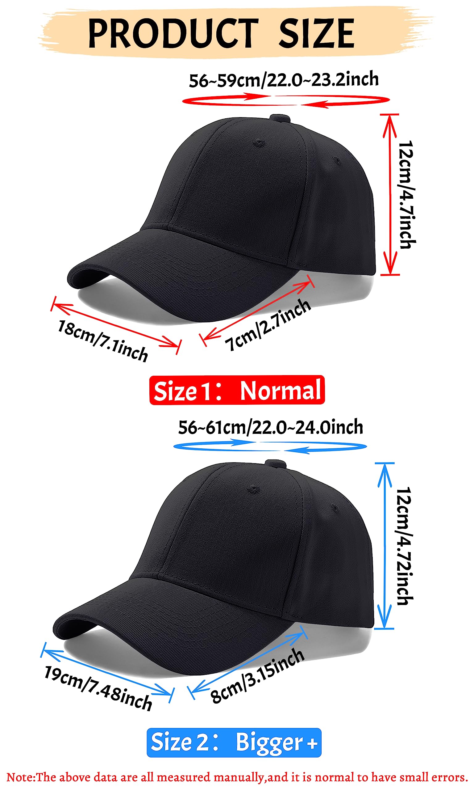 Buaodam Custom Baseball Cap with Embroidery Text Logo and Print Photo,Image, Personalized Adjustable Cap for Mother Father Man Woman Friend