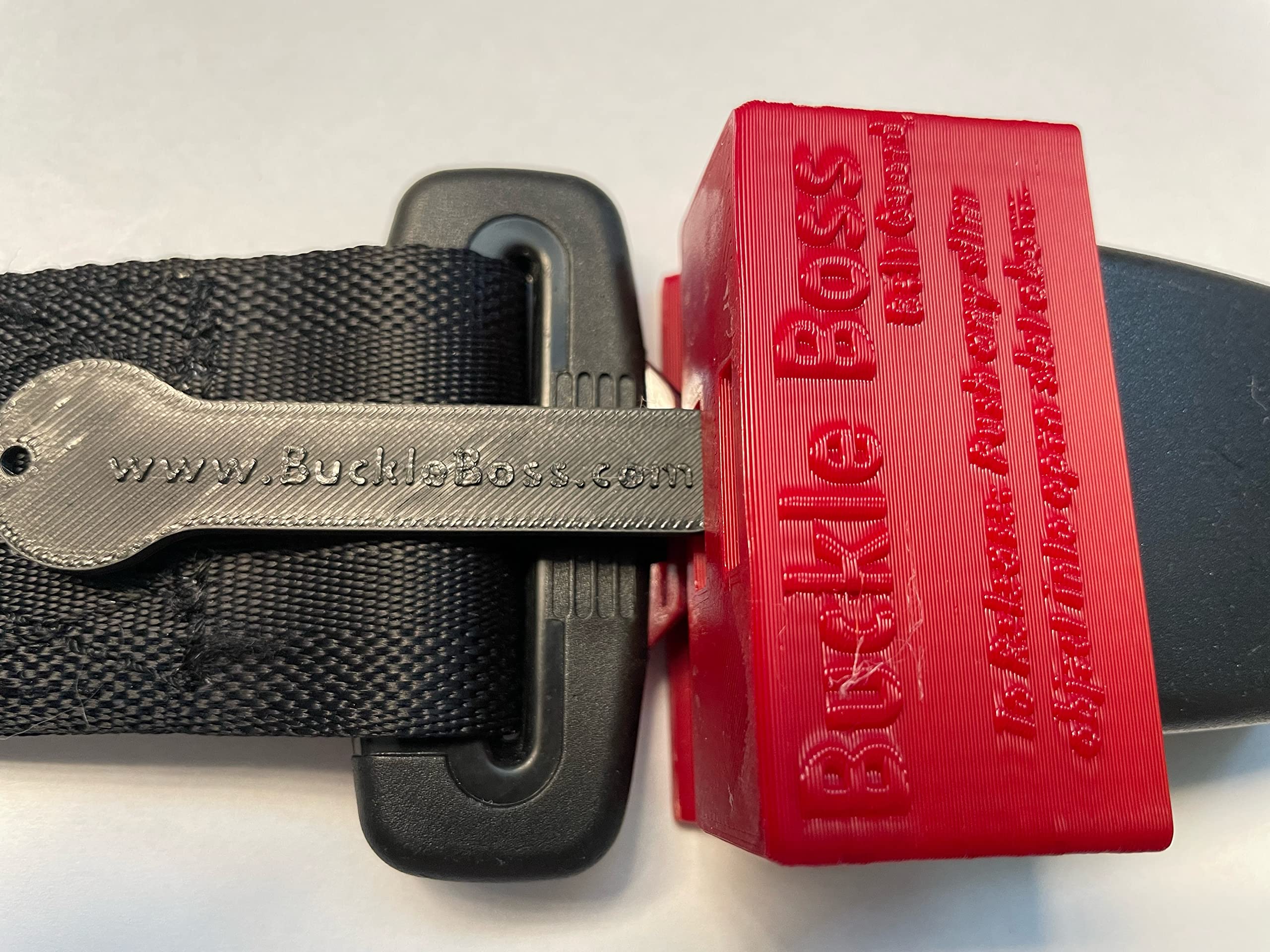 Buckle Boss Seat Belt Guard Version 2 (Red)