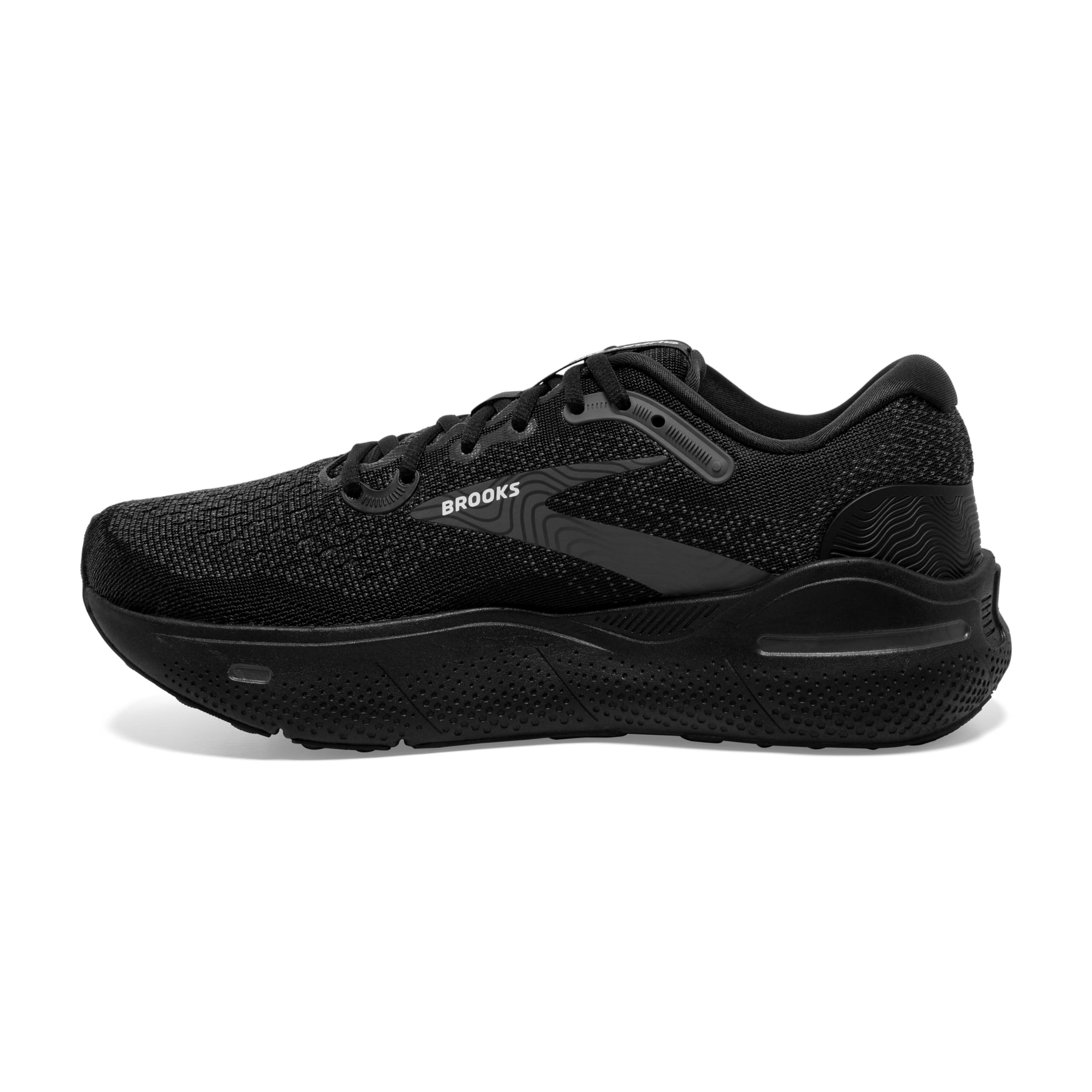 Brooks Men’s Ghost Max Cushion Neutral Running & Walking Shoe - Black/Black/Ebony - 13 X-Wide
