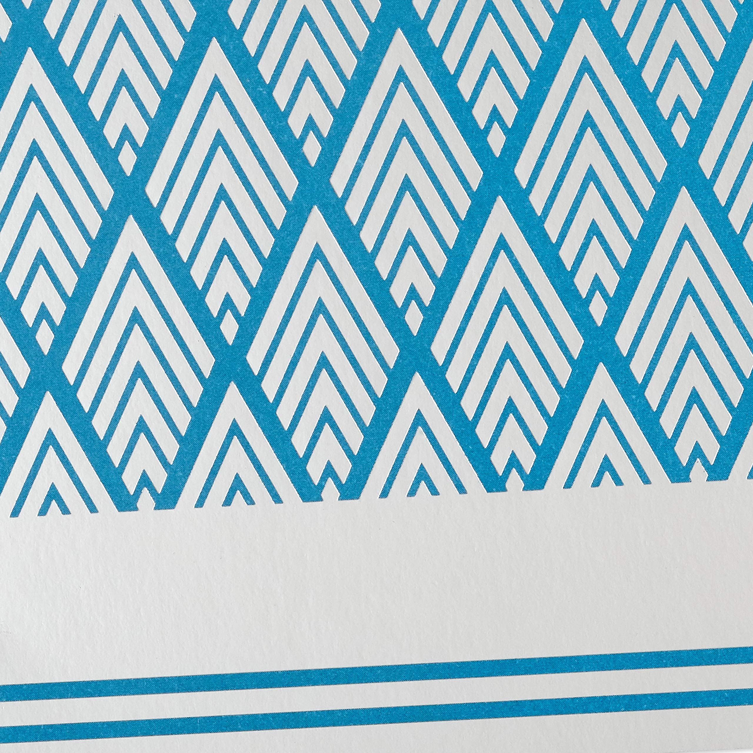 Hallmark Blank Cards Assortment, Geometric Silver Foil (40 Note Cards with Envelopes)