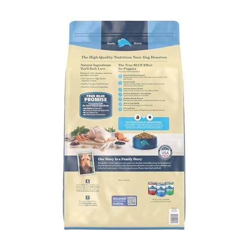 Blue Buffalo Life Protection Formula Natural Puppy Dry Dog Food, Chicken and Brown Rice 34-lb