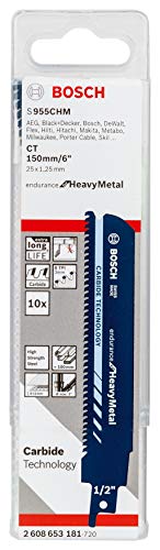 Bosch 2608653181 Saber Saw Blade S 955 Chm 10 Pcs