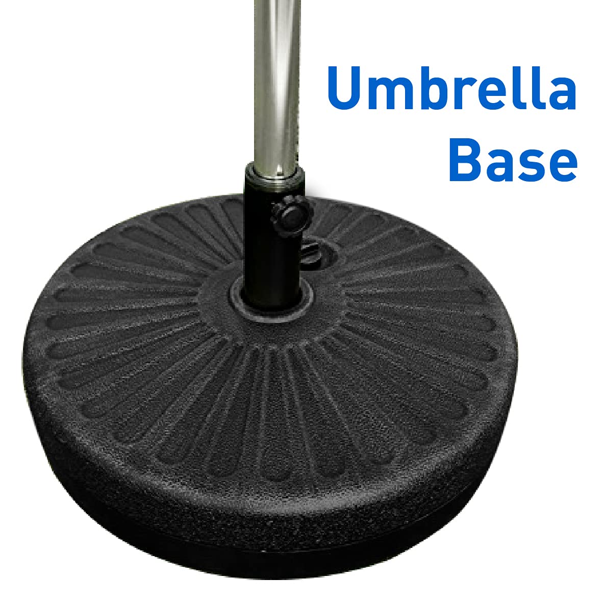 EASYGO PRODUCTS Umbrella Base Water Filled Stand-Outdoor Patio Market-Heavy Duty, Black-New