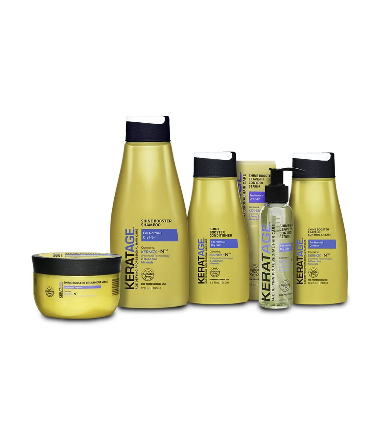 Keratage Shine booster , Dull- Normal-Dry Hair (Shampoo/Conditioner)