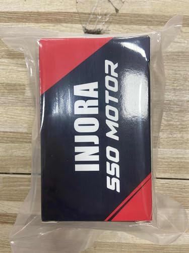 INJORA RC Motor 550 Brushed Waterproof Motor for 1/10 Short-Course Truck Slash VKAR 10SC HPI HoBao HuanQi 727(12T)