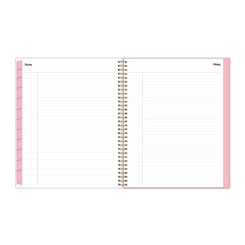 Blue Sky 2024 Weekly and Monthly Planner, January - December, 8.5" x 11", Frosted Cover, Wirebound, Mimi Pink (137264-24)