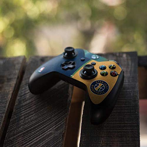 Skinit Decal Gaming Skin Compatible with Xbox One Controller - Officially Licensed NBA Utah Jazz Split Canvas Design