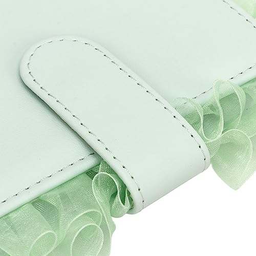 Camera Picture Holder, Universal Mini Film Photo Album with Cute Lace for Display (Green)