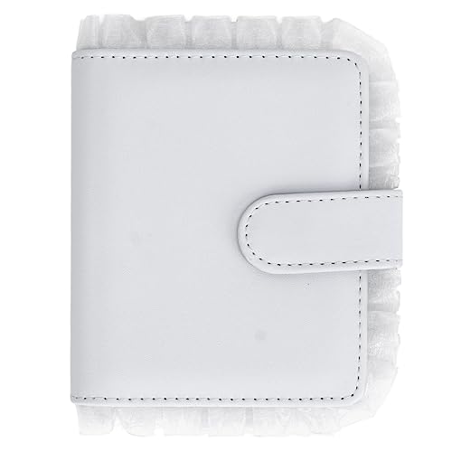 Camera Picture Holder, Universal Mini Film Photo Album with Cute Lace for Display (White)
