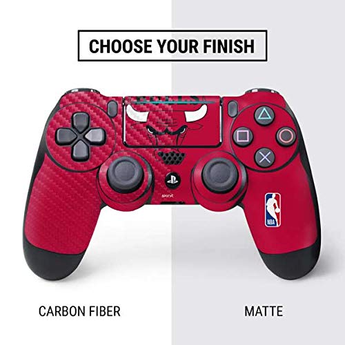 Skinit Decal Gaming Skin Compatible with PS4 Slim Bundle - Officially Licensed NBA Chicago Bulls Large Logo Design