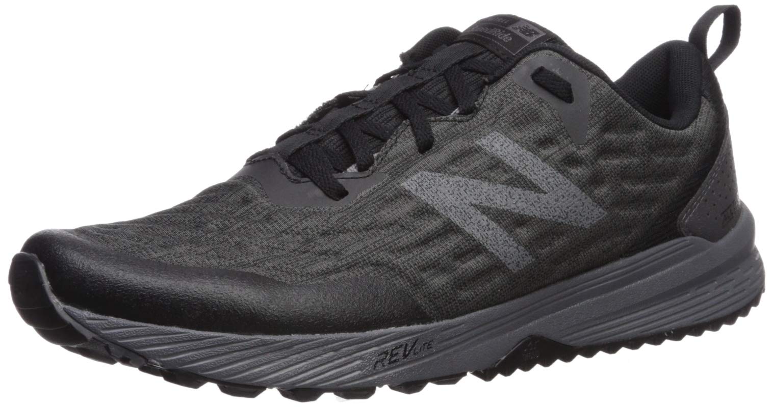 New Balance Men's Nitrel V3 Trail Running Shoe, Black/Magnet, 9 M US