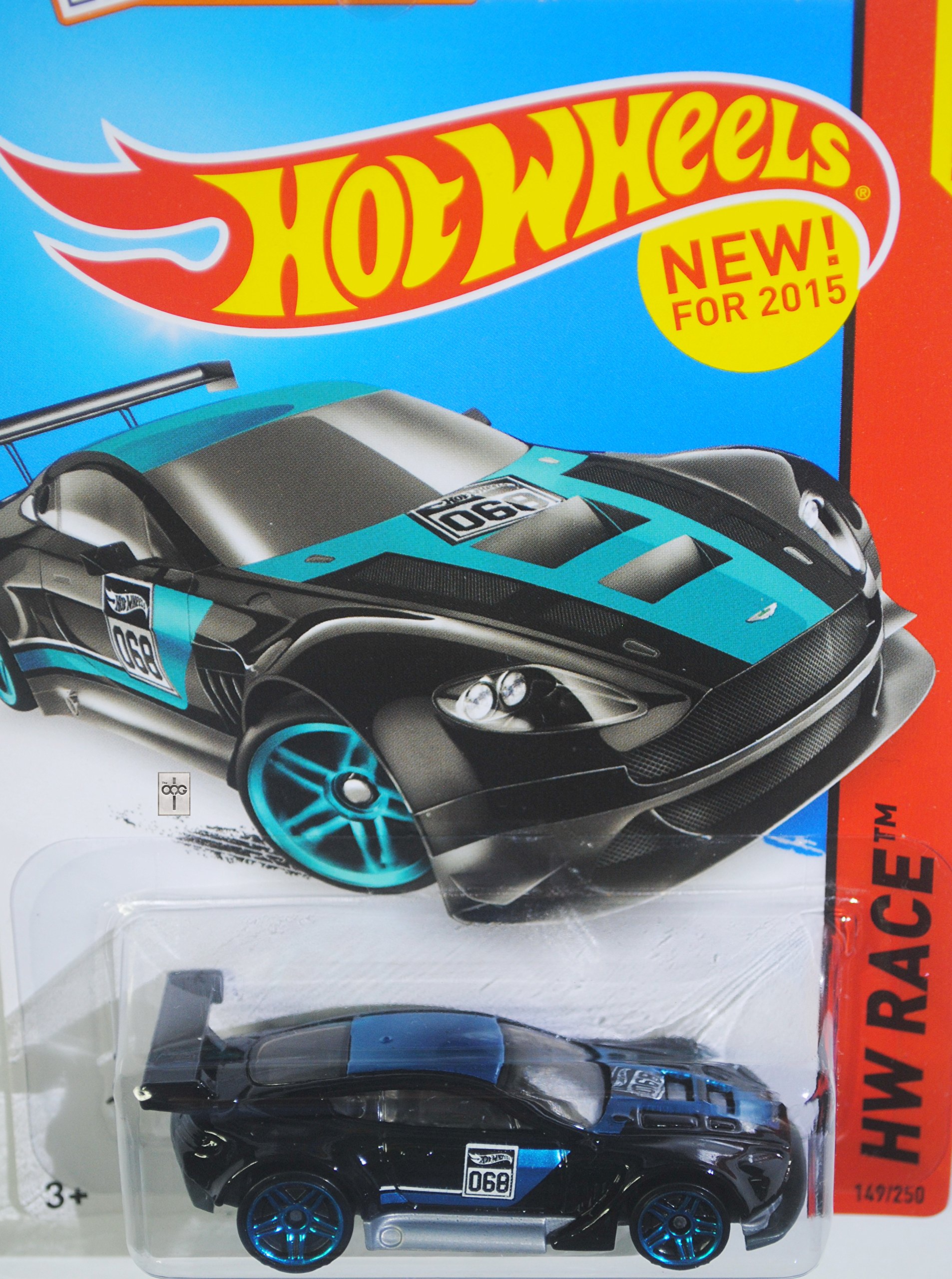Hot Wheels 2015 HW Race, Aston Martin Vantage GT3 149/250, Black