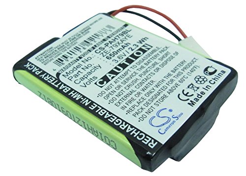 Cameron Sino New Replacement Battery Fit for Panasonic Handheld ZE-79, Handheld ZE-79UNCY, Handheld ZE-79XAYE(650mAh/2.34Wh)