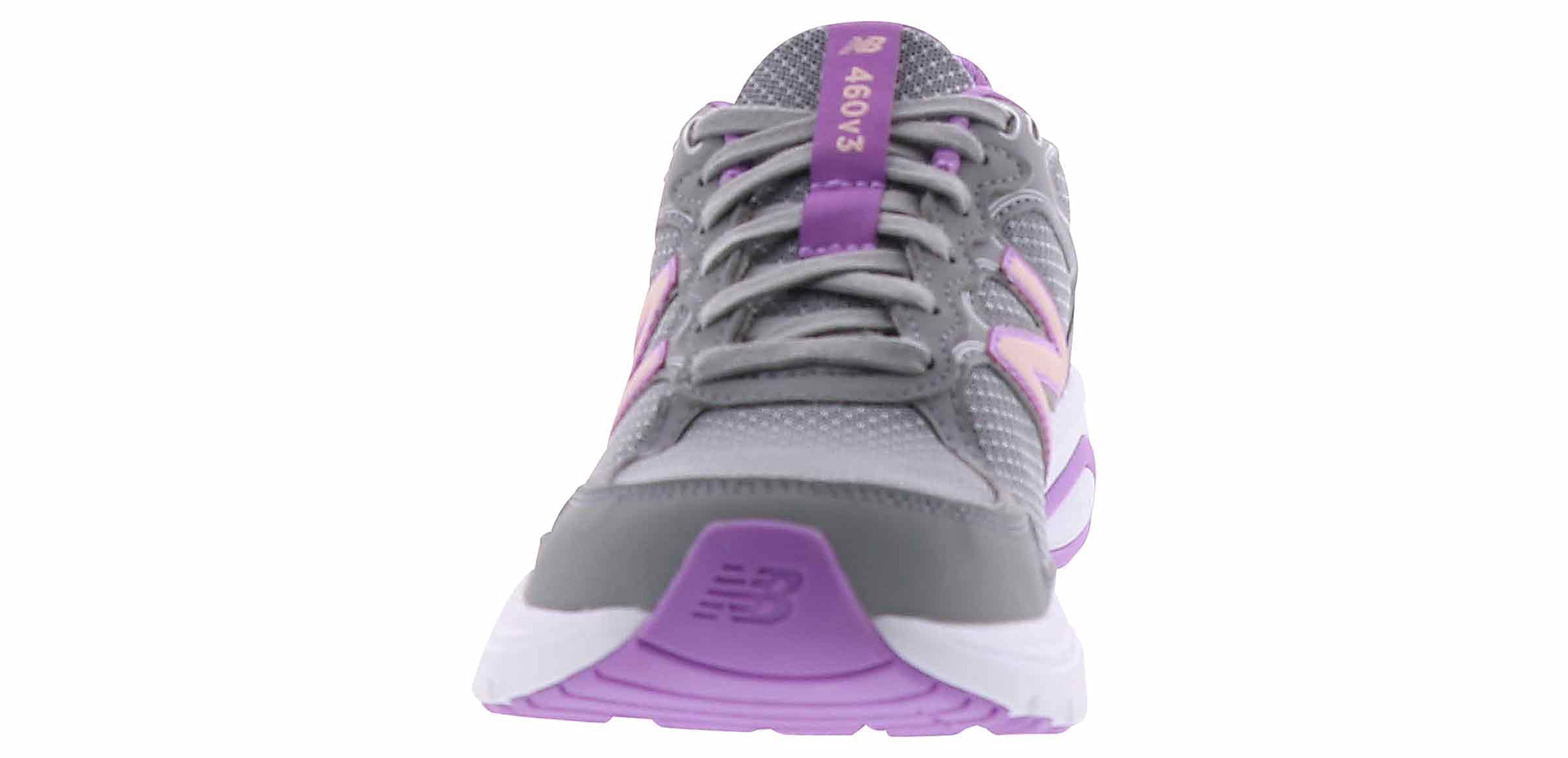 New Balance Women's 460 V3 Running Shoe, Grey/Oyster Pink, 8.5 Wide