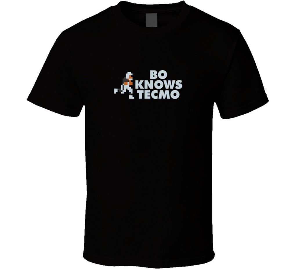 Bo Jackson Bo Knows Tecmo Bowl T Shirt - Black M Black