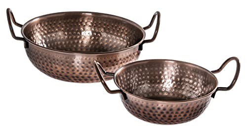 Thirstystone Copper Urban Farm Finish Balti Dish w/Handles