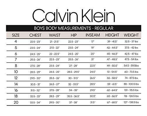 Calvin Klein Boys' Long Sleeve Sateen Dress Shirt, Button-down Style With Buttoned Cuffs & Shirttail Hem, Black, 20