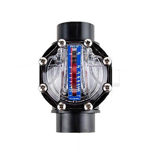 Flow Vis H2flow Controls Inc 1.5 inch FlowVis Flow Meter FV-C-15