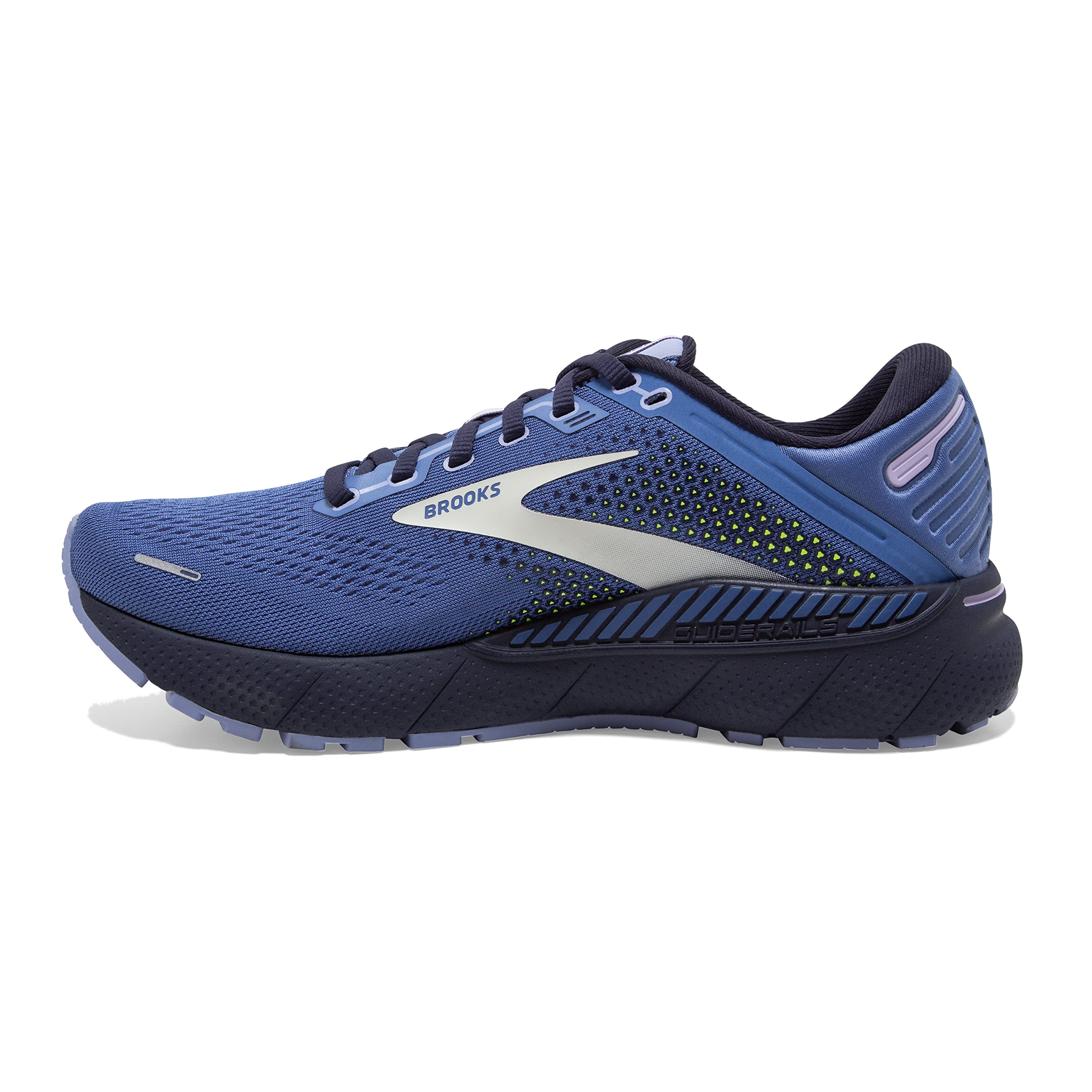 Brooks Women's Adrenaline GTS 22 Supportive Running Shoe - Blue/Purple/Nightlife - 9 Medium