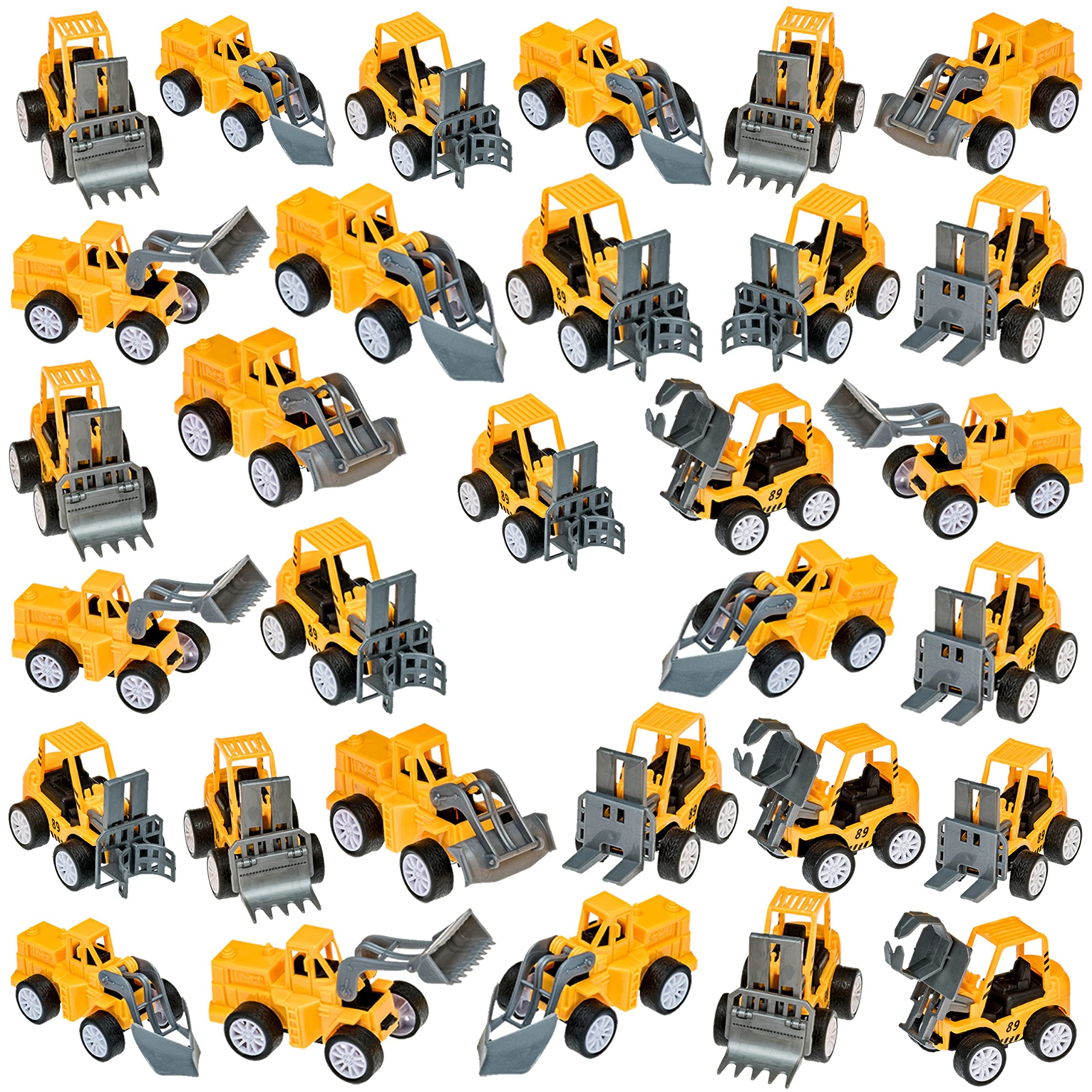 Pull Back Construction Vehicles Toy Set, Christmas Stocking Stuffers - Assortment - Cars and Trucks β Toys for kids Birthday Party Favors β Car, Vehicle, Truck for Boys Toddlers