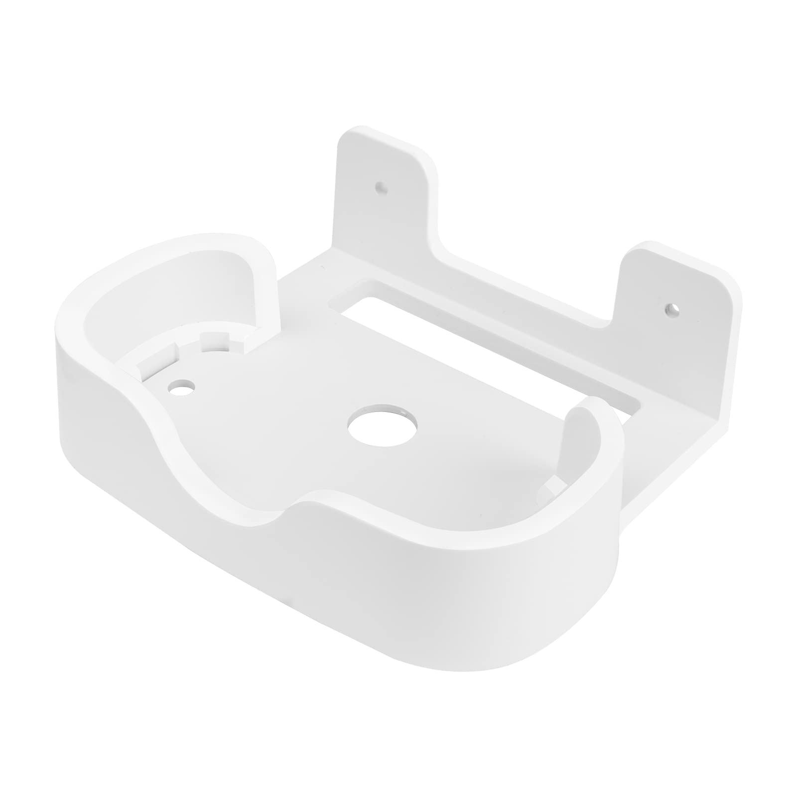 HOLACA Wall Mount Holder for ASUS ZenWiFi Whole-Home Dual-Band Mesh WiFi 6 System XD6 (AX5400), Simple and Sturdy Wall Mount Holder Stand Bracket (White 2pack)